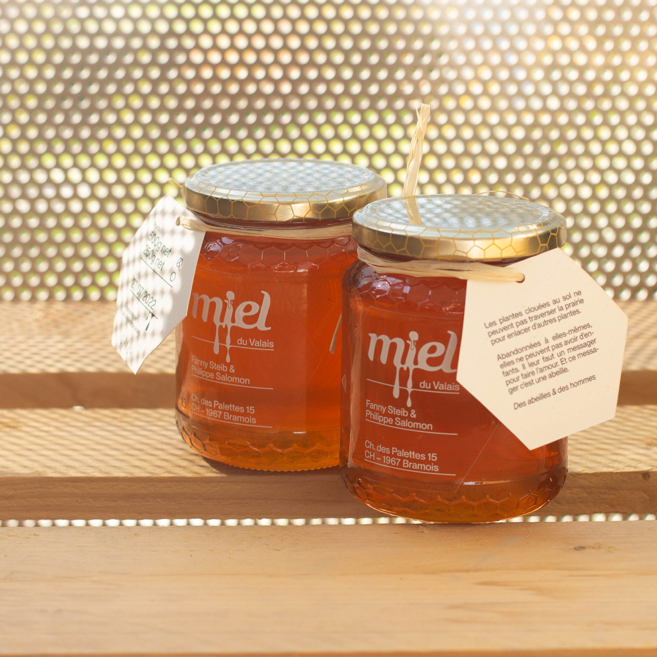 étiquettes miel - Floriane Biner | Communication visuelle